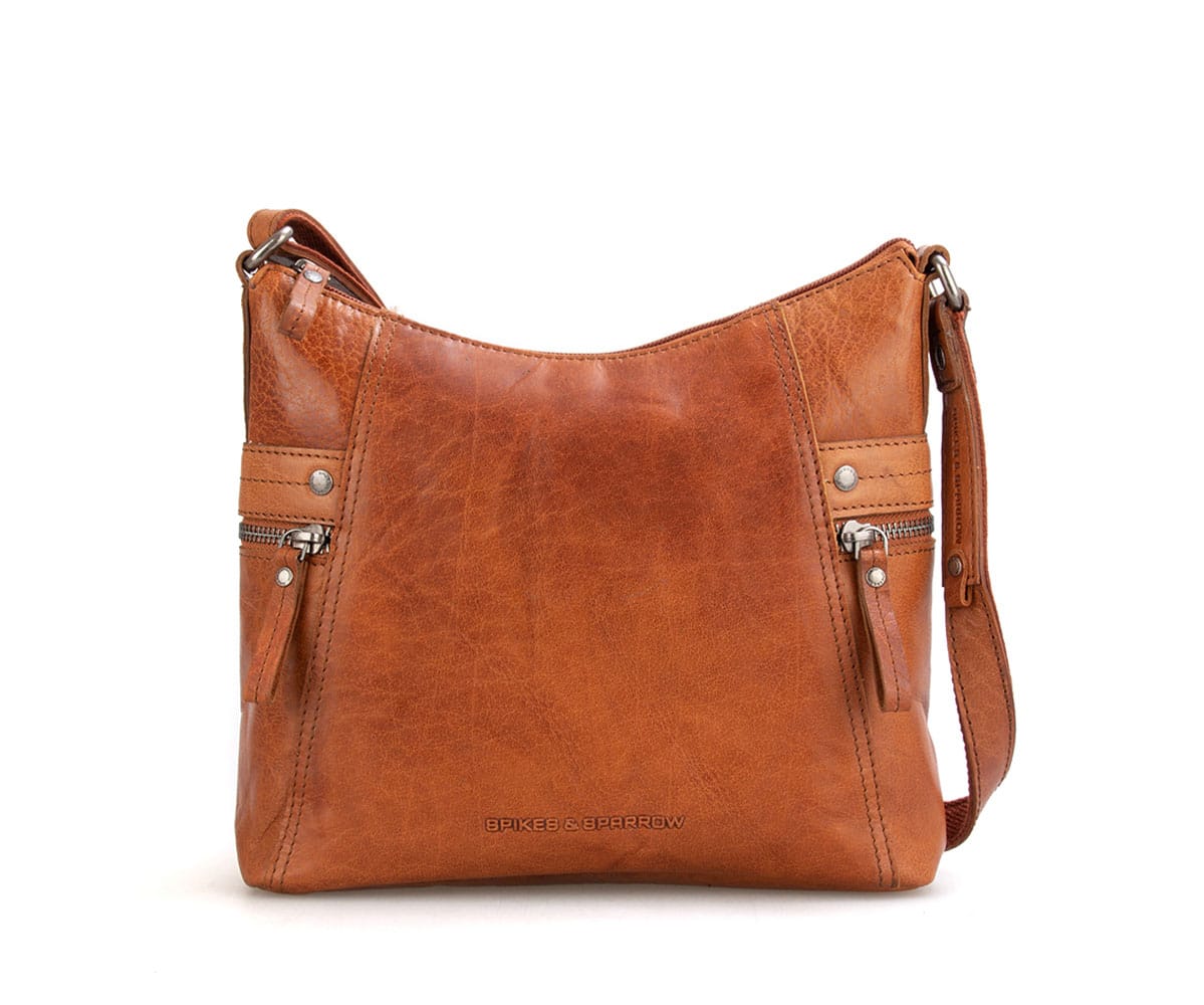 Leren Crossbodytas - Georgia - Brandy Cognac