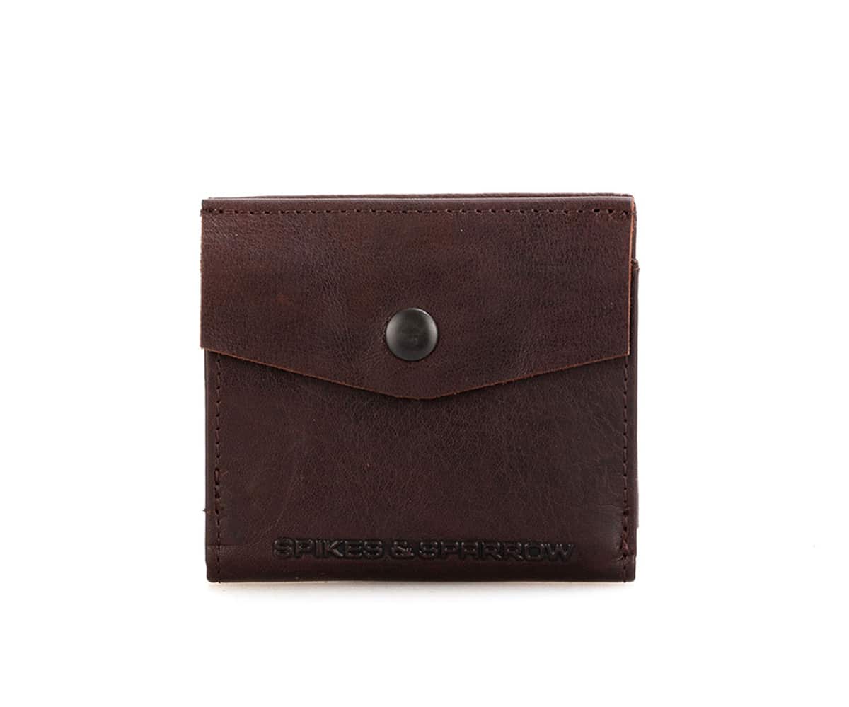 Leather RFID Wallet - Illinois - Dark Brown